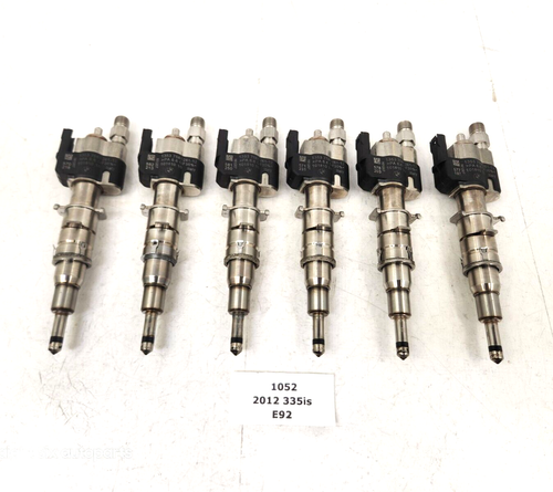 BMW E82 E90 E92 E93 F10 Engine N54 N63 High Pressure Fuel Injector SET ...