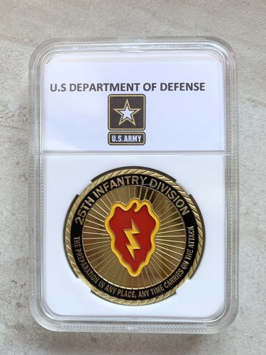 US Army 25th Infantry Division Challenge Coin - 25th ID | eBay
