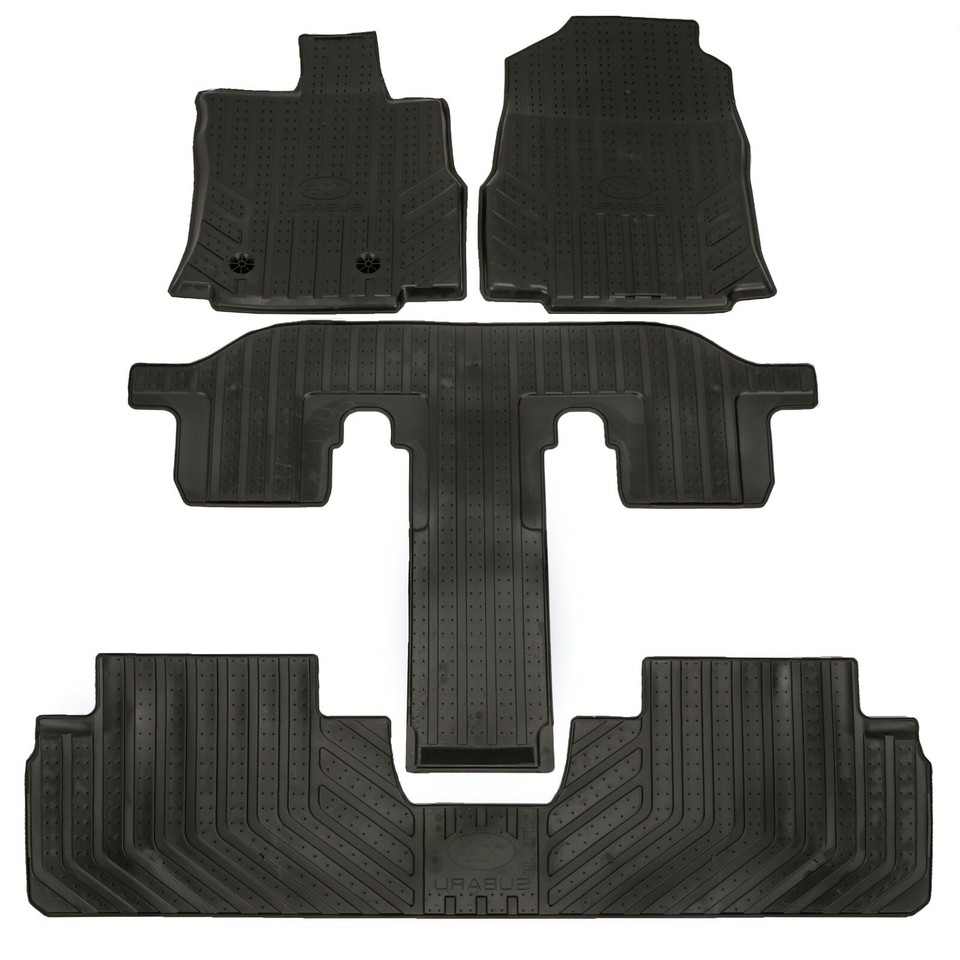 OEM 2019-2024 Subaru Ascent All Weather Floor Liner Mats Black NEW ...