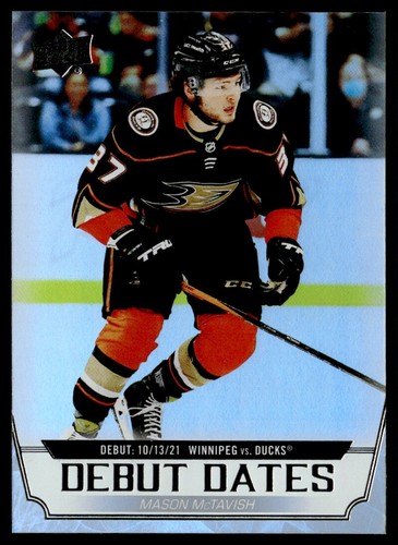 2022-23 Upper Deck Debut Dates Mason McTavish Anaheim Ducks #DD-23 | eBay