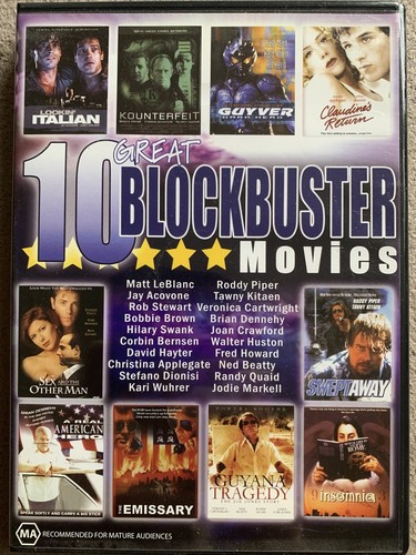 DVD: 10 Great Blockbuster Movies - 4 Disc Boxed Set | eBay Australia