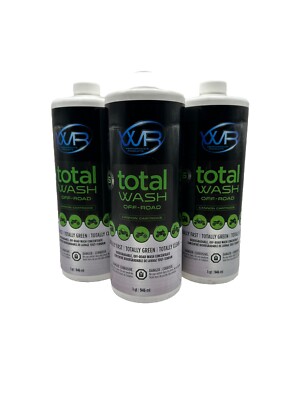 3 x Total Wash Off-Road Cartridge WR Performance MX ATV UTV Soap Foam ...