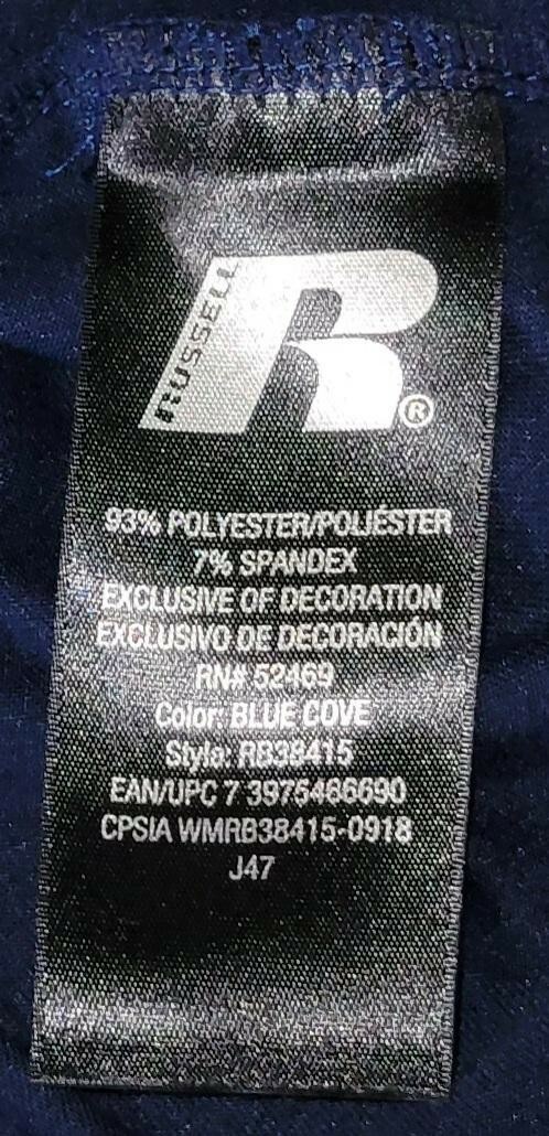 Women's Athleti Russell Blue Orange Hooded Pullover Sixe XL 14 to 16 RN ...