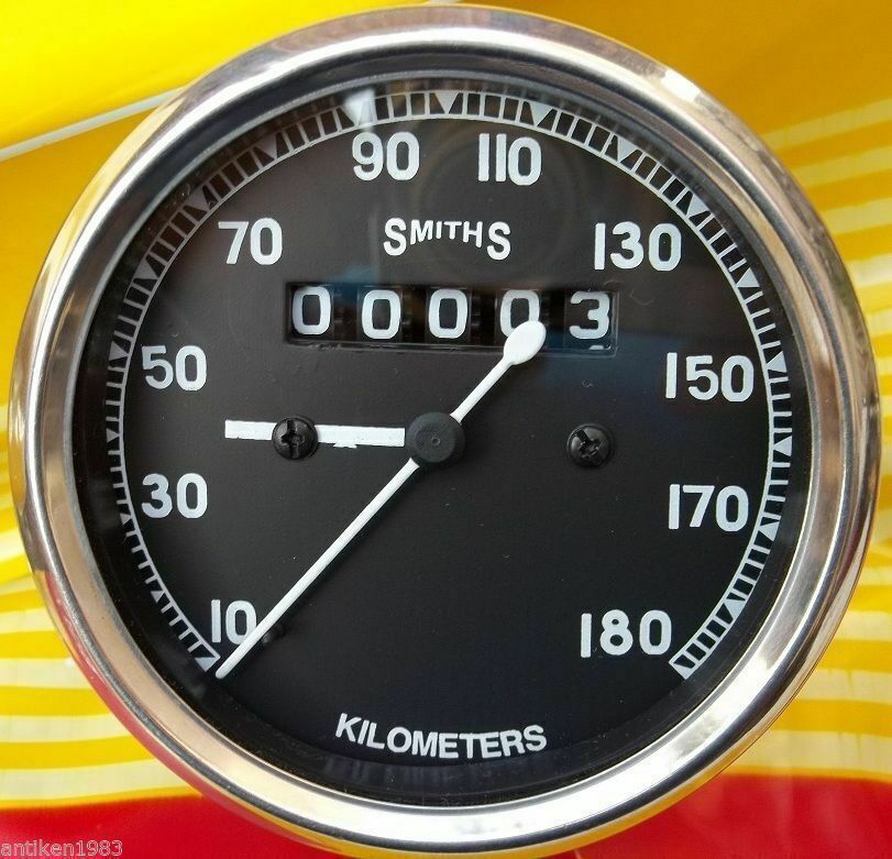 Smiths Replica 180 KPH Speedometer fits Royal Enfield | eBay