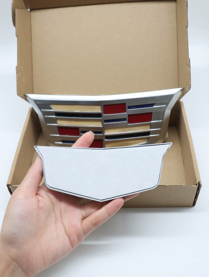 For 2015-2017 CT6 XT5 XTS ATS Clip-On Front Badge & Rear Sticker Emblem ...