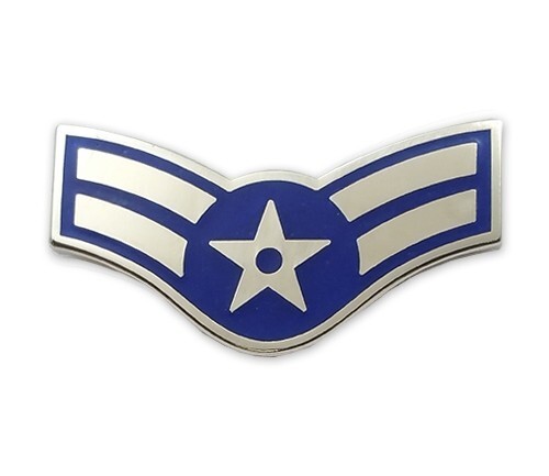 US Air Force E3 Airman First Class Brite Pin On (pair) | eBay