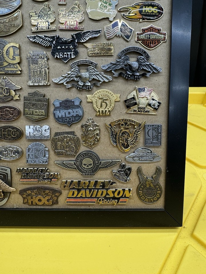 Vintage Harley Davidson HOG Racing AMA Pins 1978-2000 Lot | eBay