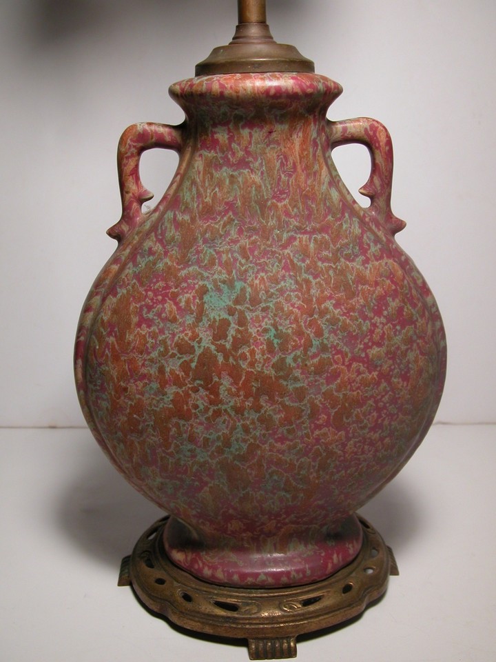 Vintage Signed WELLER Art Pottery Lamp Mission Arts & Crafts Period | eBay
