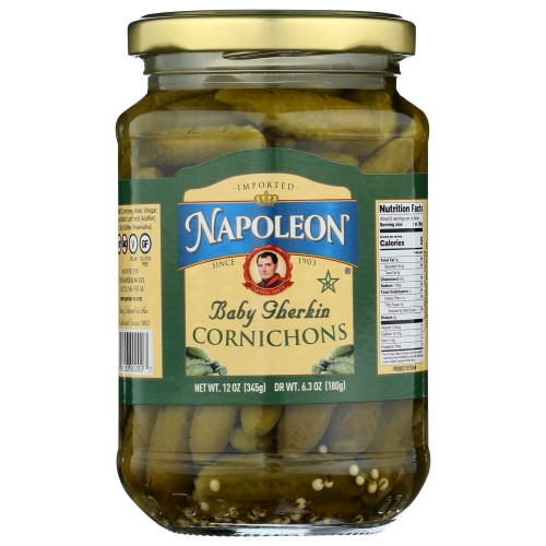 Sweet And Crunchy Cornichons 12 Oz(Case Of 6) By Napoleon Co | eBay