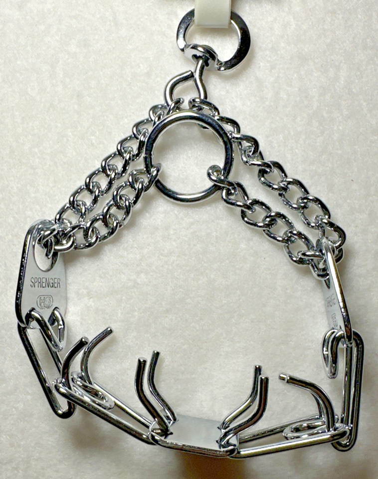 Sprenger Chrome Fine Prong/Pinch Collar (14” Neck Size) 16” Length ...