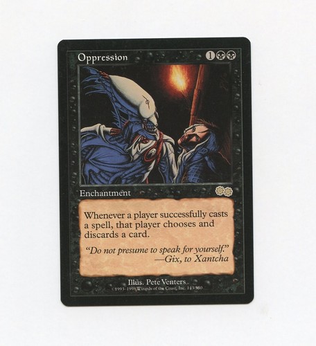 Oppression Urza's Saga NM- Magic the Gathering MtG b | eBay