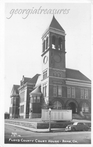 GA~GEORGIA~ROME~FLOYD COUNTY COURT HOUSE~RPPC~REAL PHOTO~CLINE | eBay