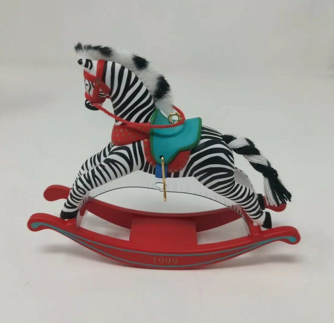 Hallmark Keepsake 1999 Zebra Fantasy Rocking Toy | eBay