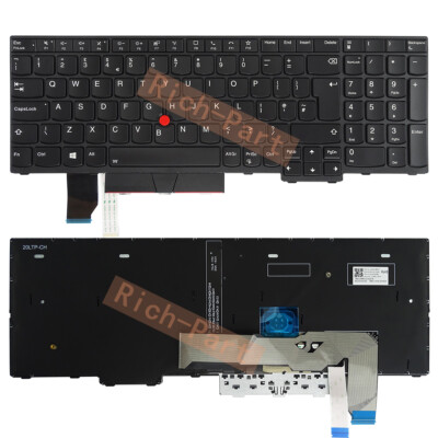 UK Backlit W/Trackpoint Laptop Keyboard for Lenovo Thinkpad L15 Gen1 ...