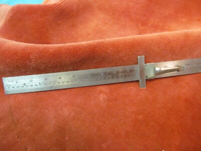 VINTAGE OMEGA TOOLS 6" / 15mm POCKET CLIP RULER #303 | eBay