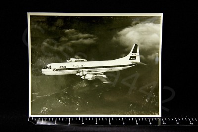 PSA Original Vintage L-188 Photograph Electra JET Pacific Southwest ...