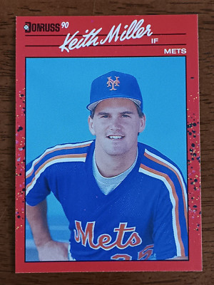 KEITH MILLER NEW YORK METS 1990 DONRUSS BASEBALL CARD #507 | eBay