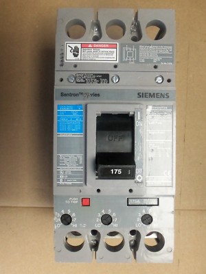 ITE SIEMENS FXD6-A FXD63B175 3 pole 175 amp 600v Circuit Breaker FXD6 ...
