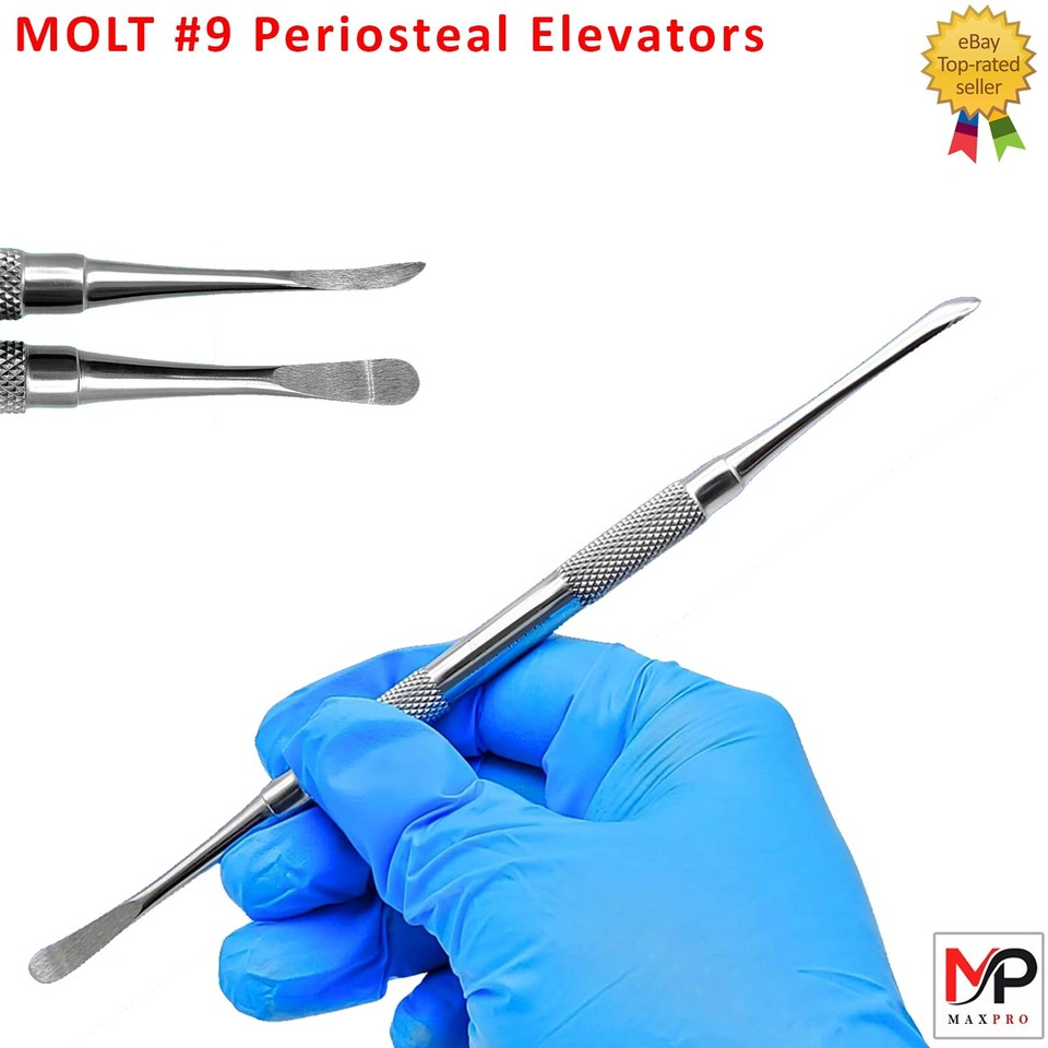 MOLT #9 Periosteal Elevators for Dental Flap Lifting & Bone Grafting ...