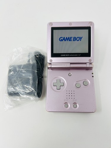 Nintendo Gameboy Advance GBA SP AGS-101 Pearl Pink Console Brighter ...