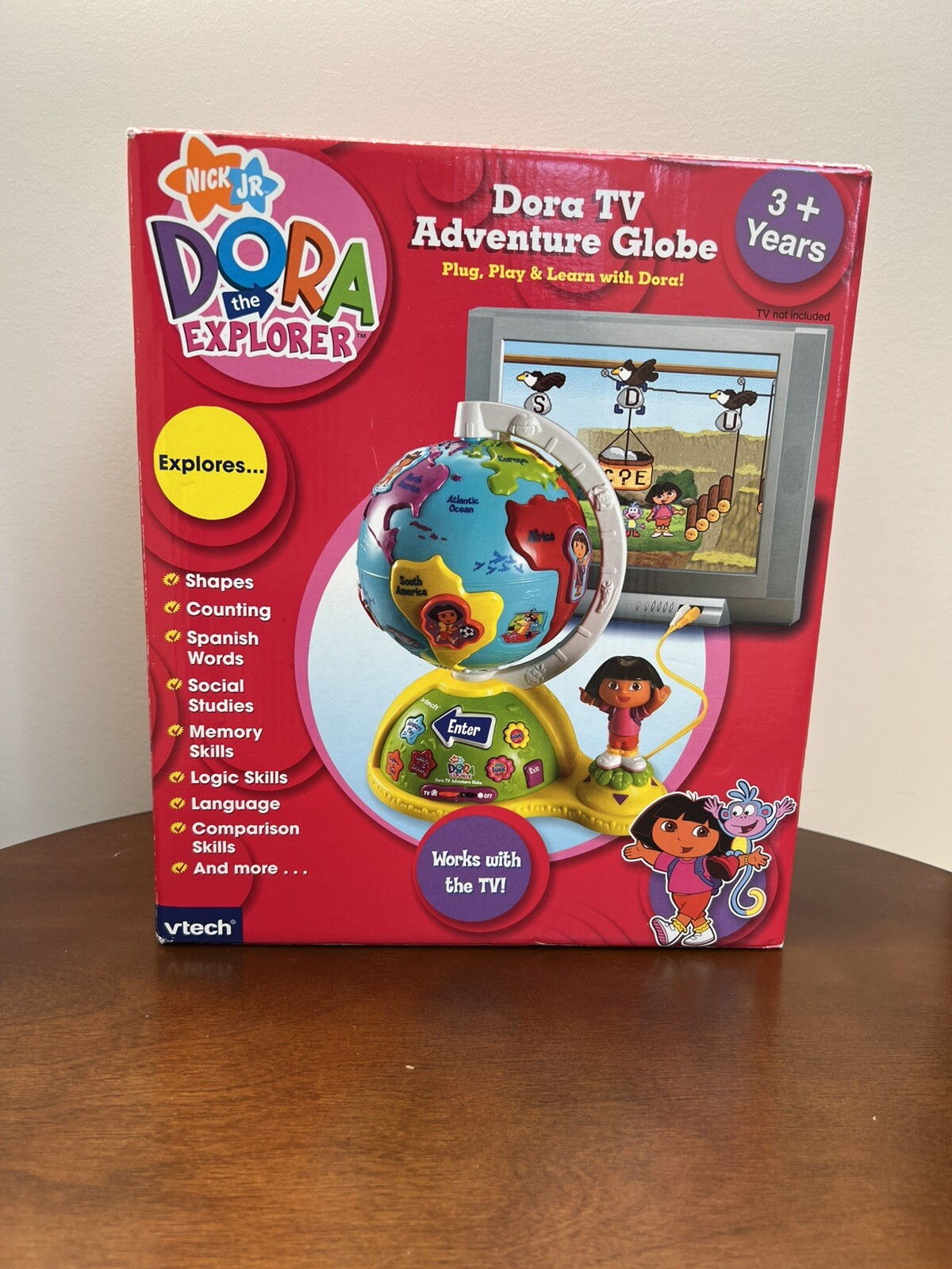 VTech Dora The Explorer TV Adventure Globe Plug N Play Game NEW In Box | eBay