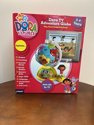 VTech Dora The Explorer TV Adventure Globe Plug N Play Game NEW In Box ...