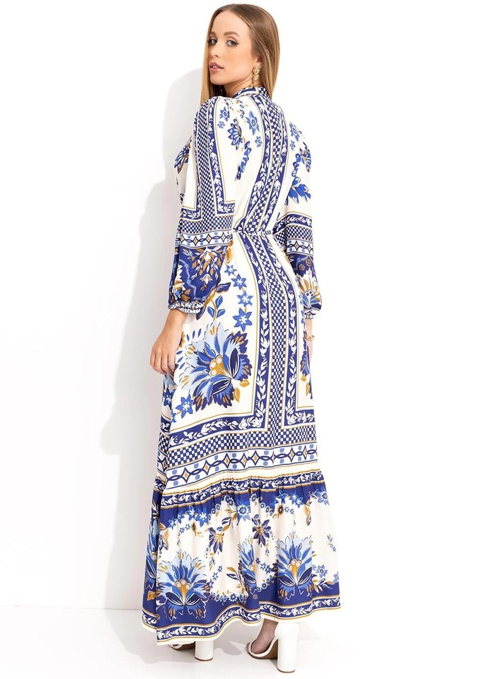 Farm Rio Brazil Tropical Charm Maxi Dress Size M | eBay