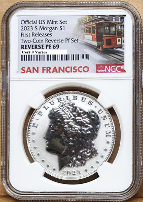 2023 s reverse proof morgan silver dollar ngc rp 69 first releases sf ...