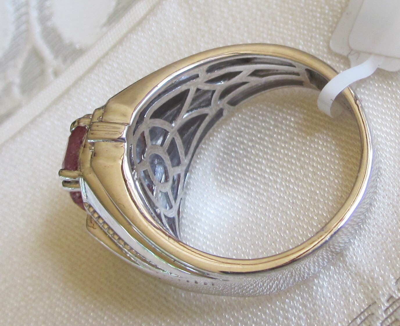 Men's Tanzanian Natronite Ring / size 12 / 925 Sterling Silver / 3 ...