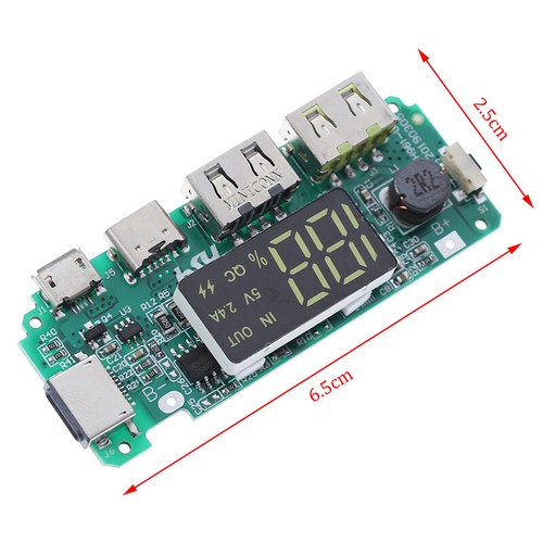 set of 1 Type-C Power Charging Board USB Circuit Prote DW-E Dual USB ...