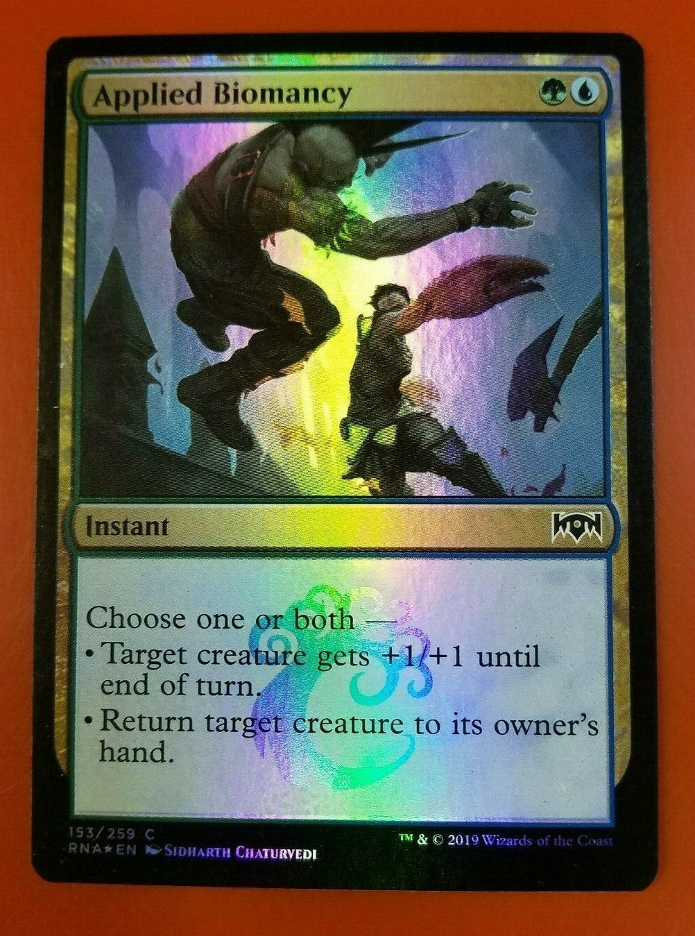 1x Applied Biomancy | FOIL | Ravnica Allegiance | MTG Magic Cards | eBay