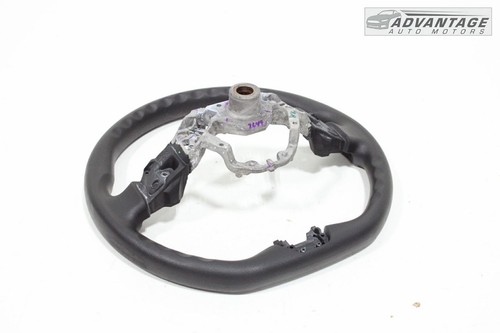 2020-2021 NISSAN VERSA LEFT SIDE STEERING COLUMN WHEEL LEATHER BLACK ...