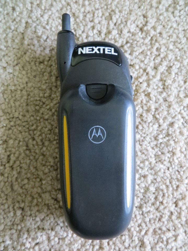 LOT OF (2) MOTOROLA NEXTEL i58sr CELLULAR PHONES YELLOW & BLACK | eBay