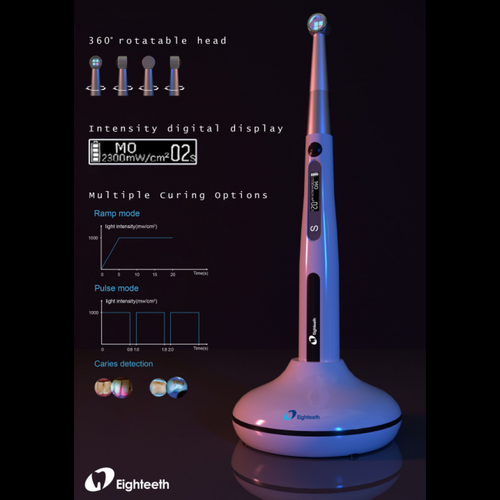 Dental Eighteeth Medical Curing Pen 4 Leds Curing Light Caries Detector ...