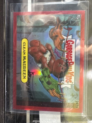 2023 Garbage Pail Kids Chrome Red Refractor 5/5 Clean Maureen 242a | eBay