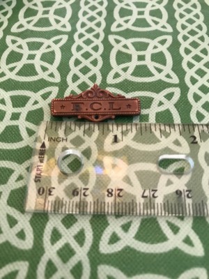 Vintage Masonry Masonic Daughters Union Veterans F.C.L. Pin Bar FREE ...