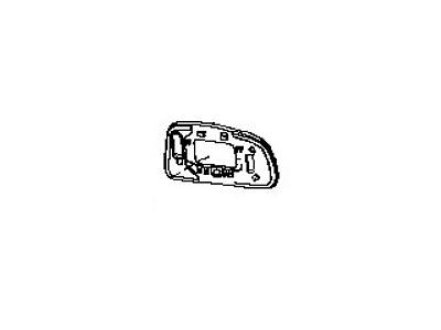 Mirror Power Heated Memory Turn Puddle Light Right QX56 Armada Titan ...