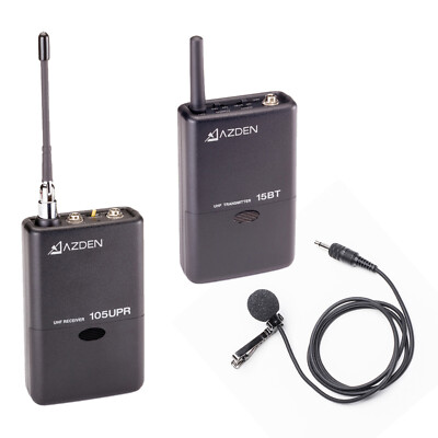 Azden 105LT Series UHF Wireless Microphone System *OPEN BOX - DEMO* | eBay