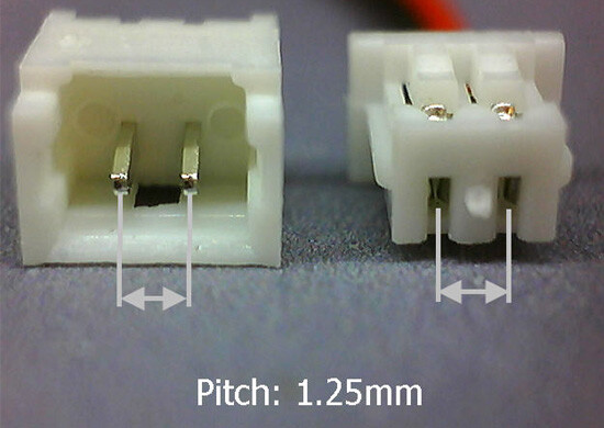 1.25mm mini micro 4-pin male female connector housing socket wire 150mm ...