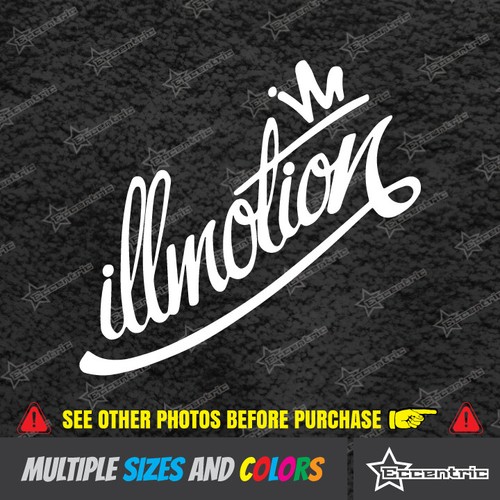 ILLMOTION ill Sticker Decal JDM Vinyl Euro Drift Racing illest Fatlace ...