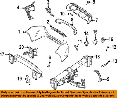 MERCEDES OEM 20-23 GLE350 Rear Bumper Bumper Components-End Cover ...