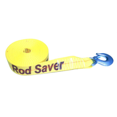 Rod Saver Heavy-Duty Winch Strap Replacement - Yellow - 2" x 20' | eBay