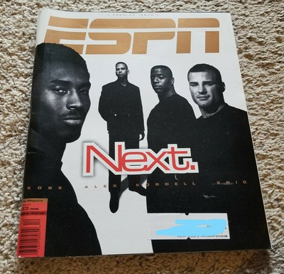 Kobe Bryant ESPN magazine 3/23/1998 A-Rod premier issue Los Angeles ...