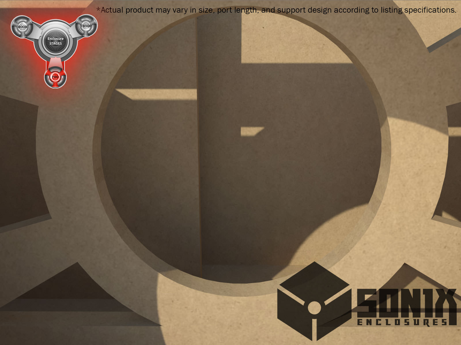 STAGE 2 - PORTED SUBWOOFER MDF ENCLOSURE FOR MTX 9512 SUB BOX | eBay