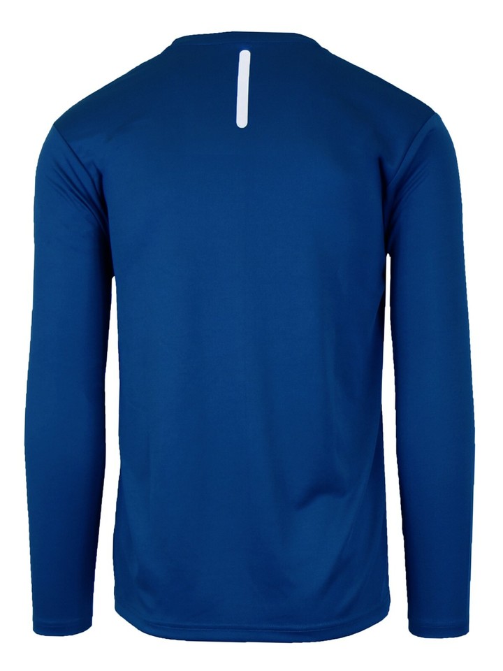 Mens Long Sleeve Crew Neck Performance Tees Layer Lounge Gym Work ...