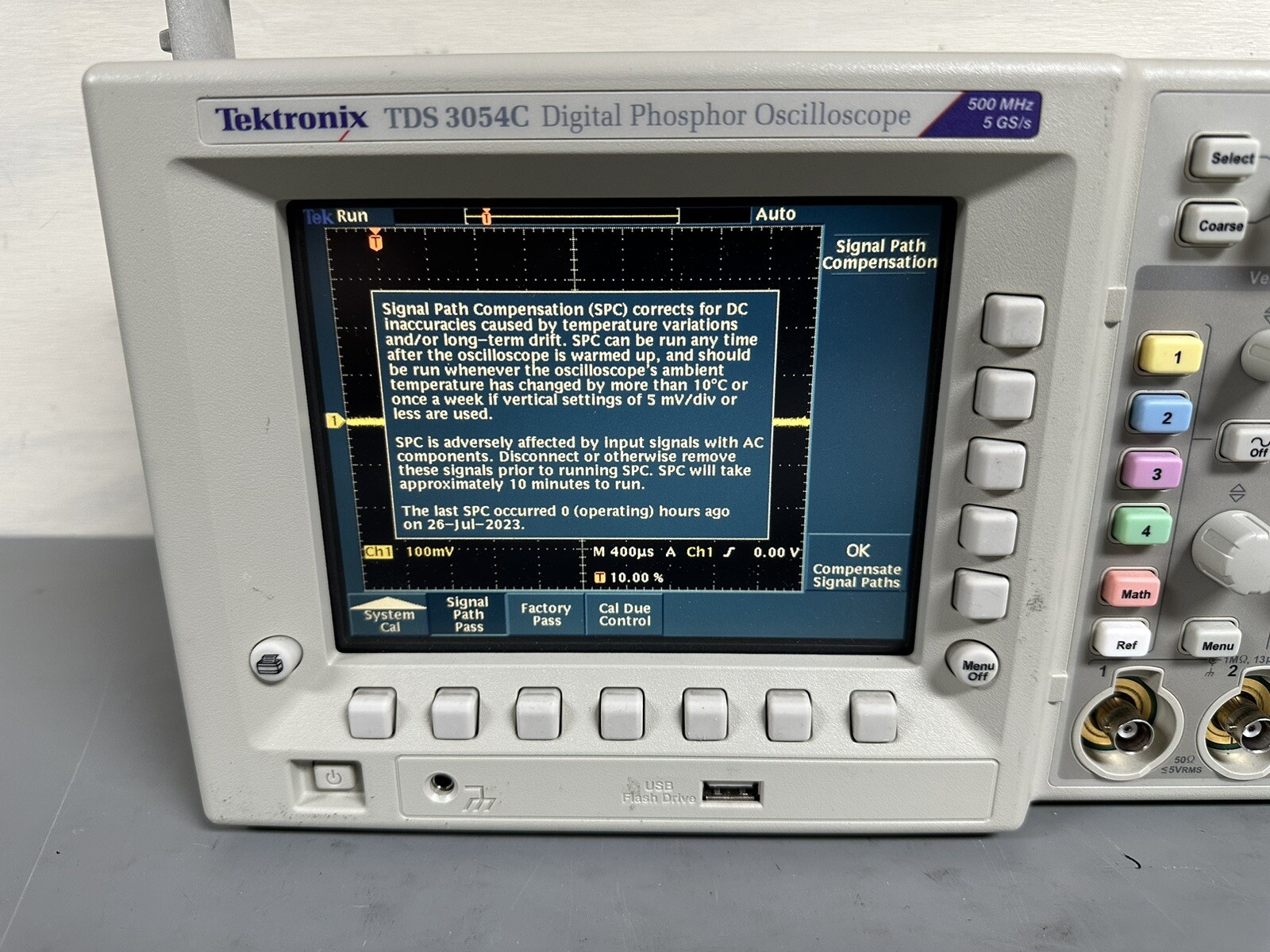 Tektronix TDS3054C 4CH DPO Oscilloscope 500MHz 5GS/s | eBay