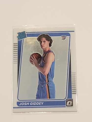 Josh Giddey 2021-22 Panini Donruss Optic #152 Rated Rookie RC Giddy OKC ...