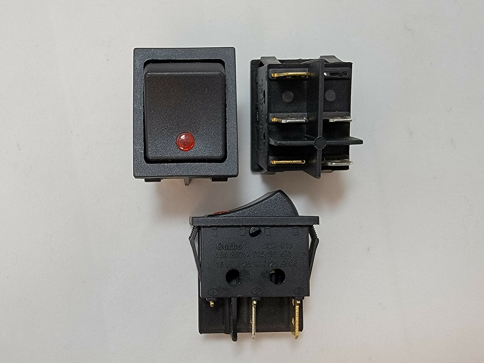 200GA-43 SIGMA SWITCHES RPLCEMNT SWITCH SPST MOMENTARY BLCK 14V RED ...