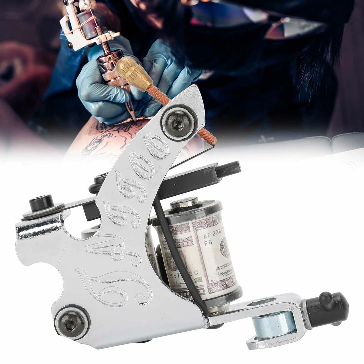 Traditional Tattoo Machine Tattoo