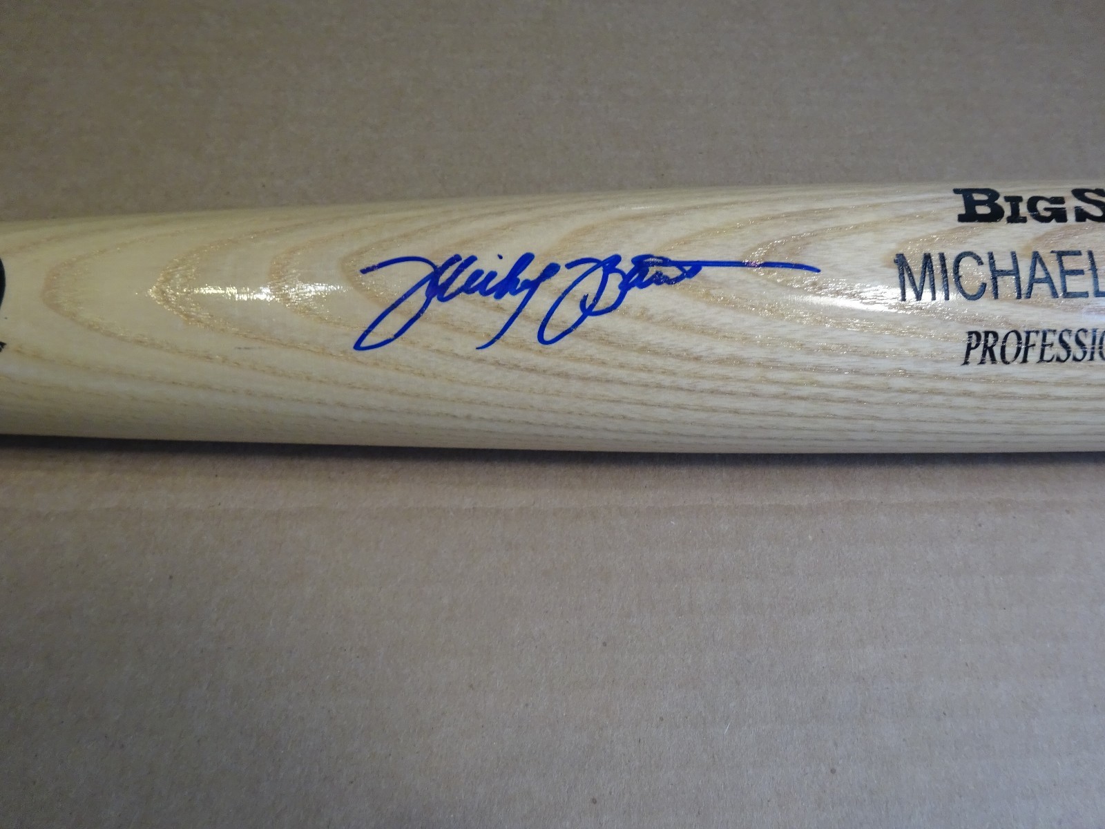 Michael Barrett Signed Auto Rawlings Big Stick Baseball Bat Autograph ...